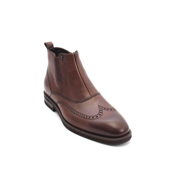 Roberto Serpentini | Shoes | Roberto Serpentini 477 Brown Leather Zipup ...
